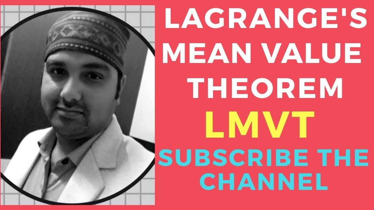 Lagrange's Mean Value Theorem ( LMVT ) - YouTube