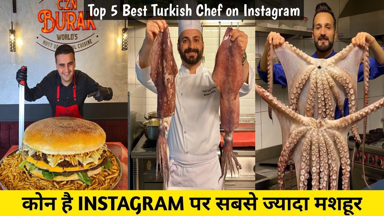 Top 5 Best Turkish Chef on Instagram |Salt bae, CZN Burak, Faruk Chef ...