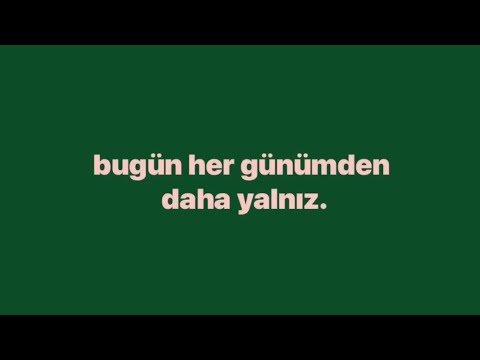 1 dakikalık yalnız şarkı.