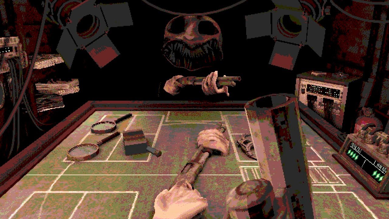 Jogando ROLETA RUSSA com um DEMÔNIO | Buckshot Roulette - YouTube