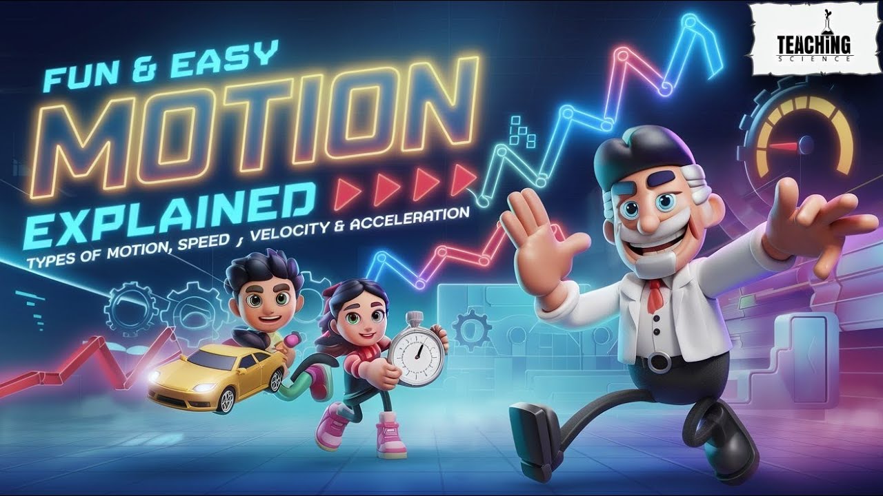 Fun & Easy Motion Explained 🚀 | Uniform & Non-Uniform Motion | Speed ...