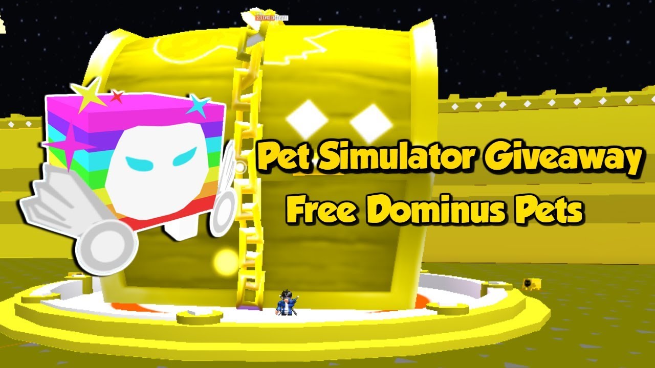 Free Dominus Pets! Update 7! Dominus Eggs! Grinding in Pet Simulator ...