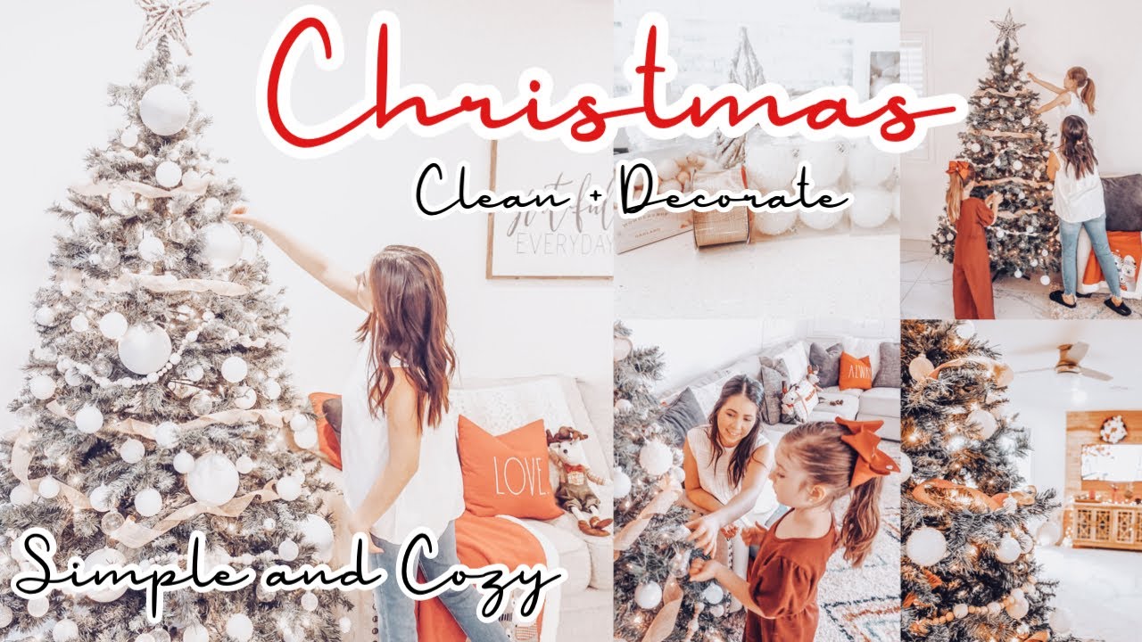 🎄NEW 2021 CHRISTMAS CLEAN + DECORATE WITH ME | CHRISTMAS DECORATE WITH ...