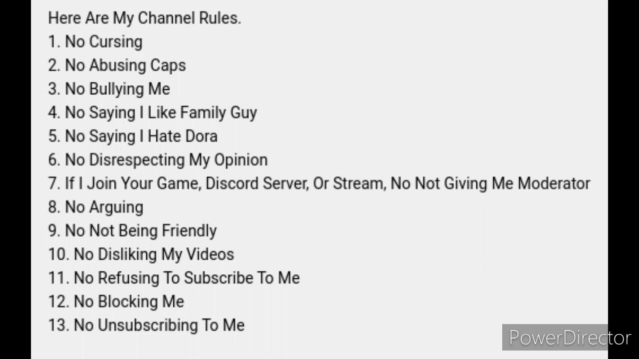 Going Over DoraYesFamilyGuyNo VGCP AUTTP's Channel Rules - YouTube