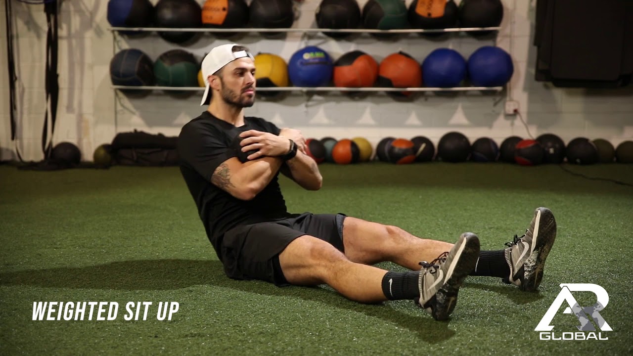 Weighted Sit Up - YouTube