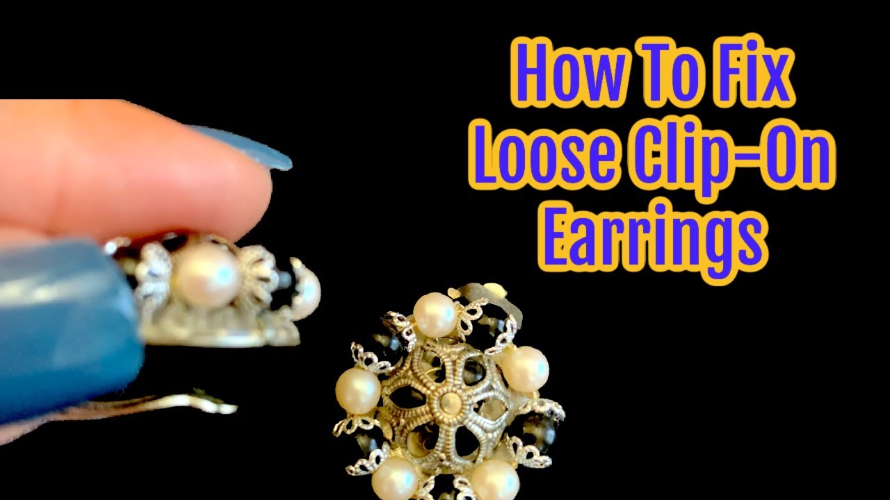 How To Fix Loose Clip- On Earrings, Anita's House of Jewels - YouTube