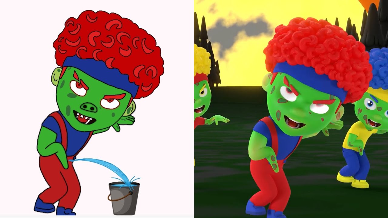 Zombie Dance with New DB Heroes Funny Meme Drawing 🤣 D Billions Songs ...