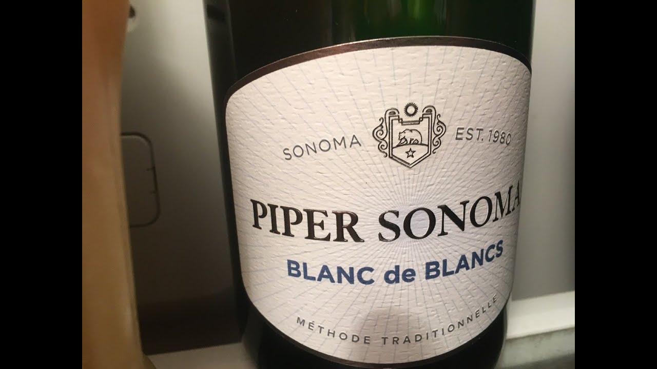 Werby’s Sparkling Wine Review: Piper Sonoma Blanc De Blancs. - YouTube