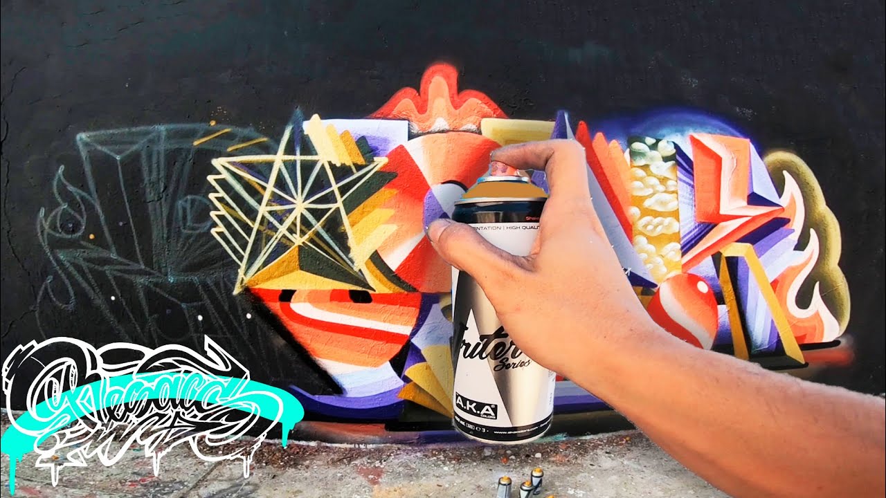 RESAKS - 3D Street ART [ GRAFFITI Letters ] - YouTube