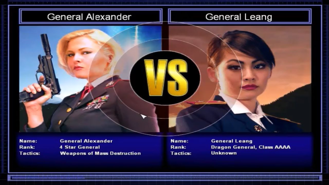 Command And Conquer Generals Zero Hour Challange General Alexamder vs ...