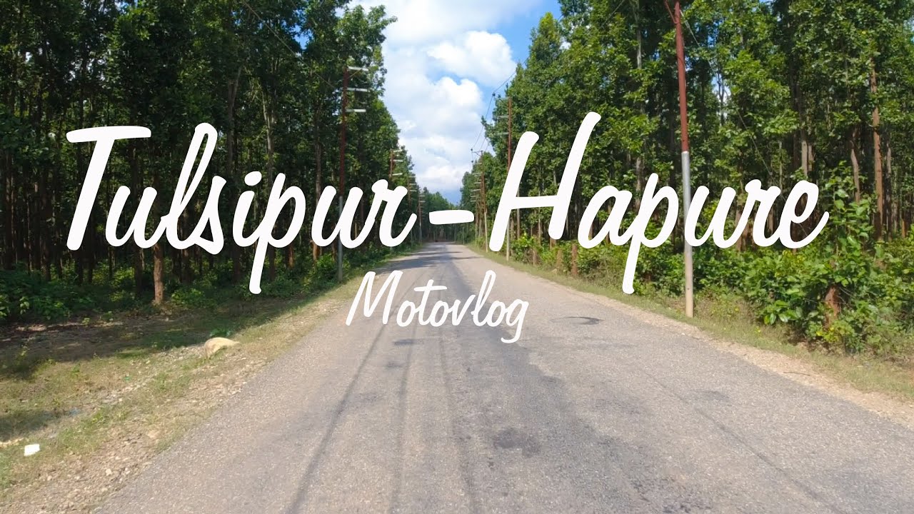 Tulsipur Hapure Road VIew Motovlog | Western Dang Nepal - YouTube