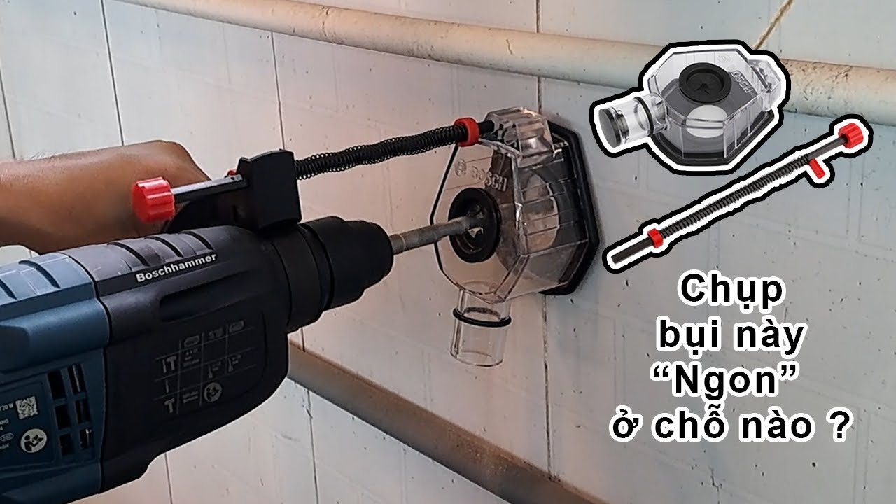 Đầu chứa bụi BOSCH GDE 24 giải quyết được việc gì ? - YouTube