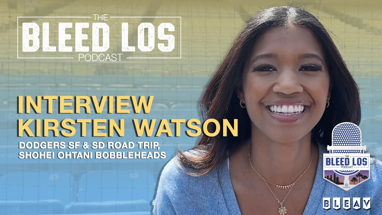 Dodgers reporter Kirsten Watson discusses Shohei Ohtani Bobbleheads ...