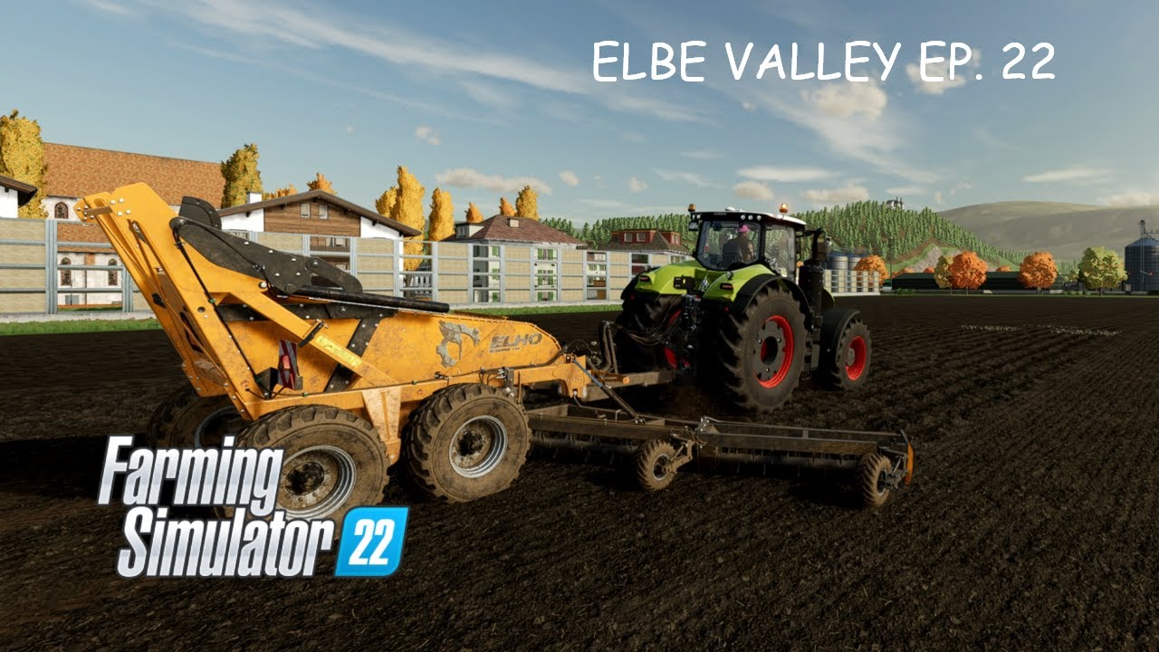 Spreading Lime. Mulching. Plowing & Stone Picking.| Elbe Valley Ep. 22 ...