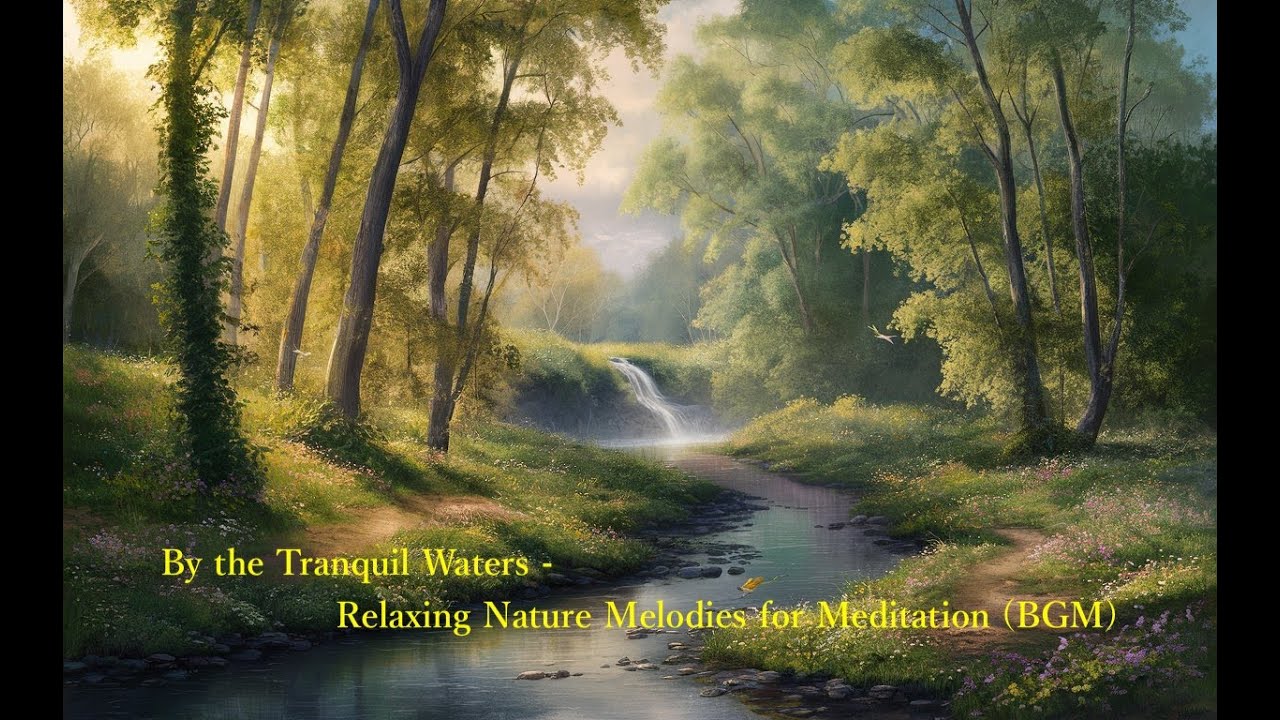 【BGM】 By the Tranquil Waters - Relaxing Nature Melodies for Meditation ...