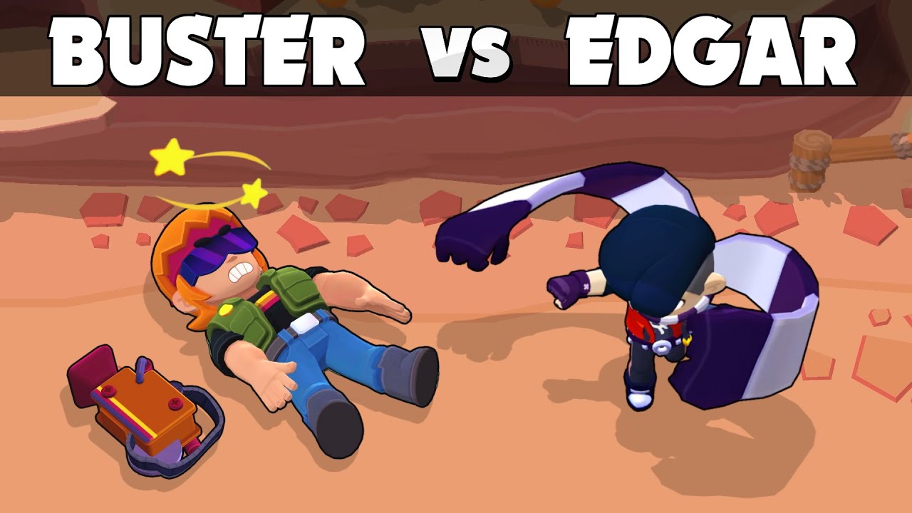 BUSTER vs EDGAR | 1vs1 | Brawl Stars - YouTube