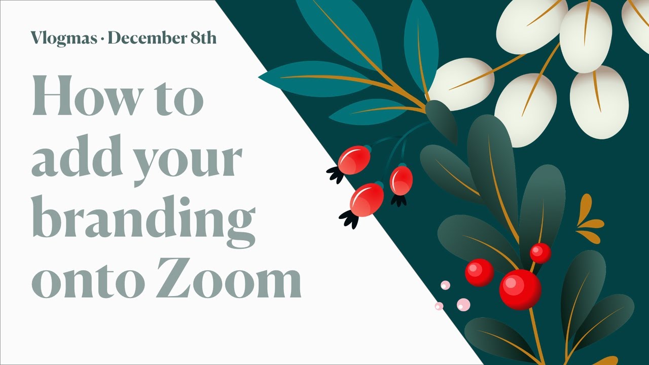 How to add your branding onto Zoom - YouTube