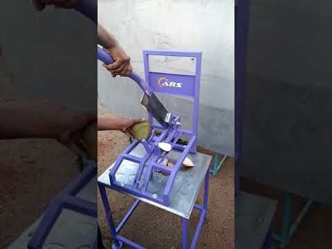 ARS Coconut Cutter machine. - YouTube