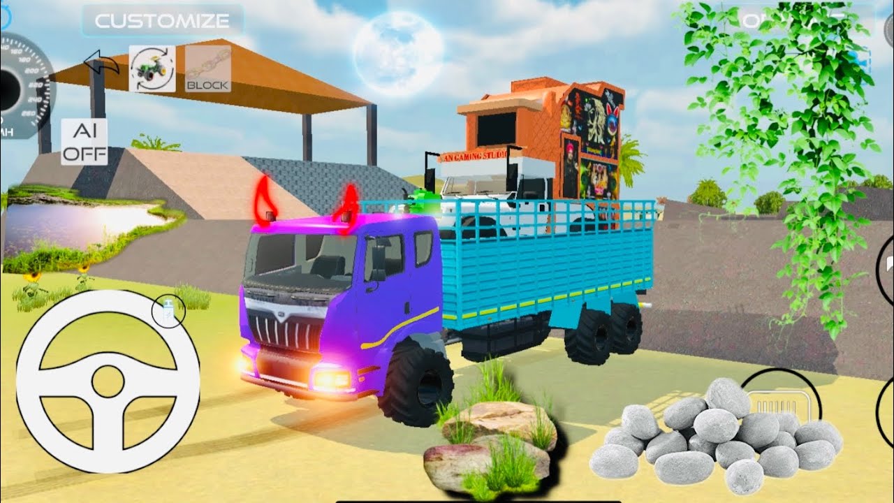 Drive Truck And Unloading Dj gadi From In game 🔥|| #truck #dj #loading ...