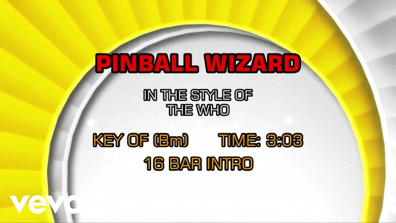 The Who - Pinball Wizard (Karaoke) - YouTube Music