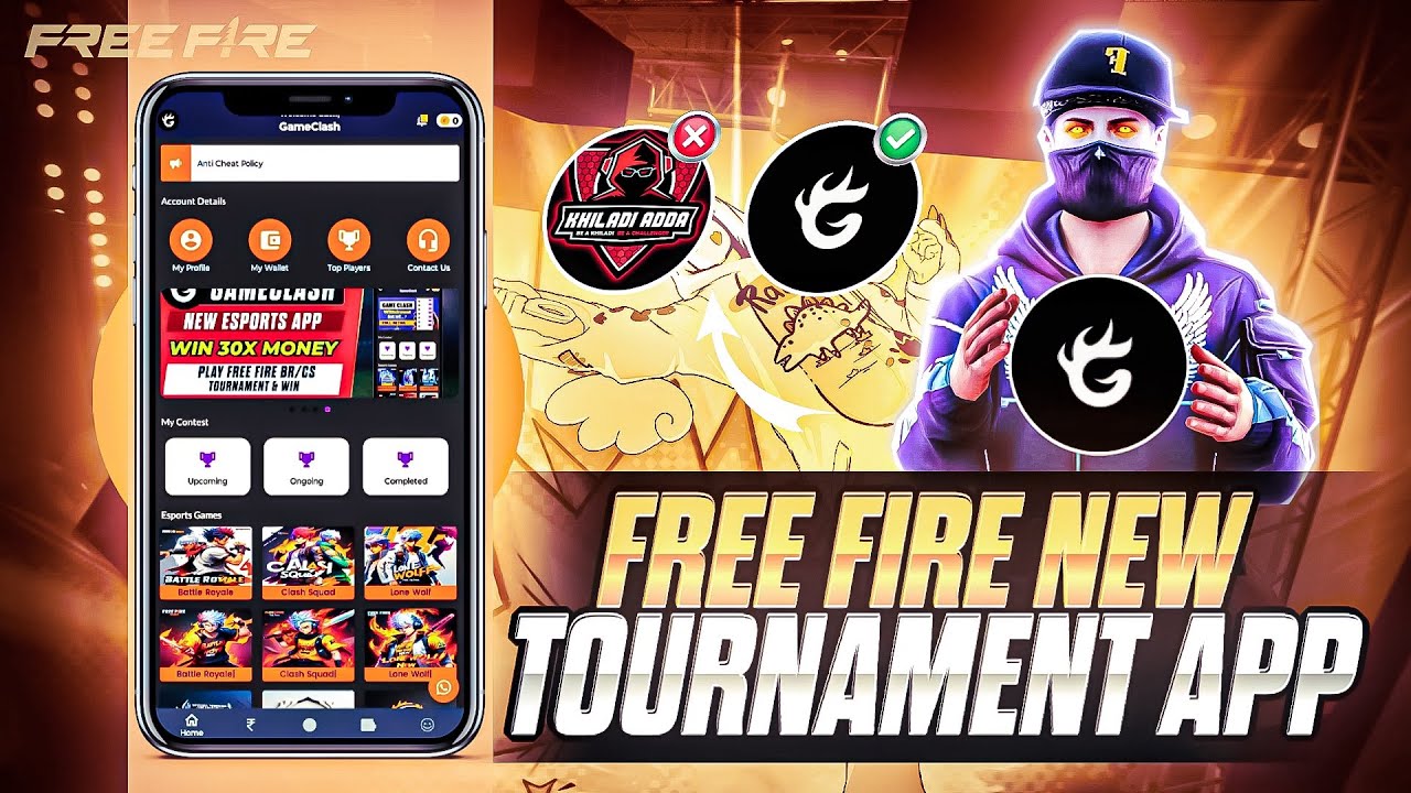 New Solo Tournament App 🤯 Game Clash App 💀 Earn Money By Free Fire 🔥 ...