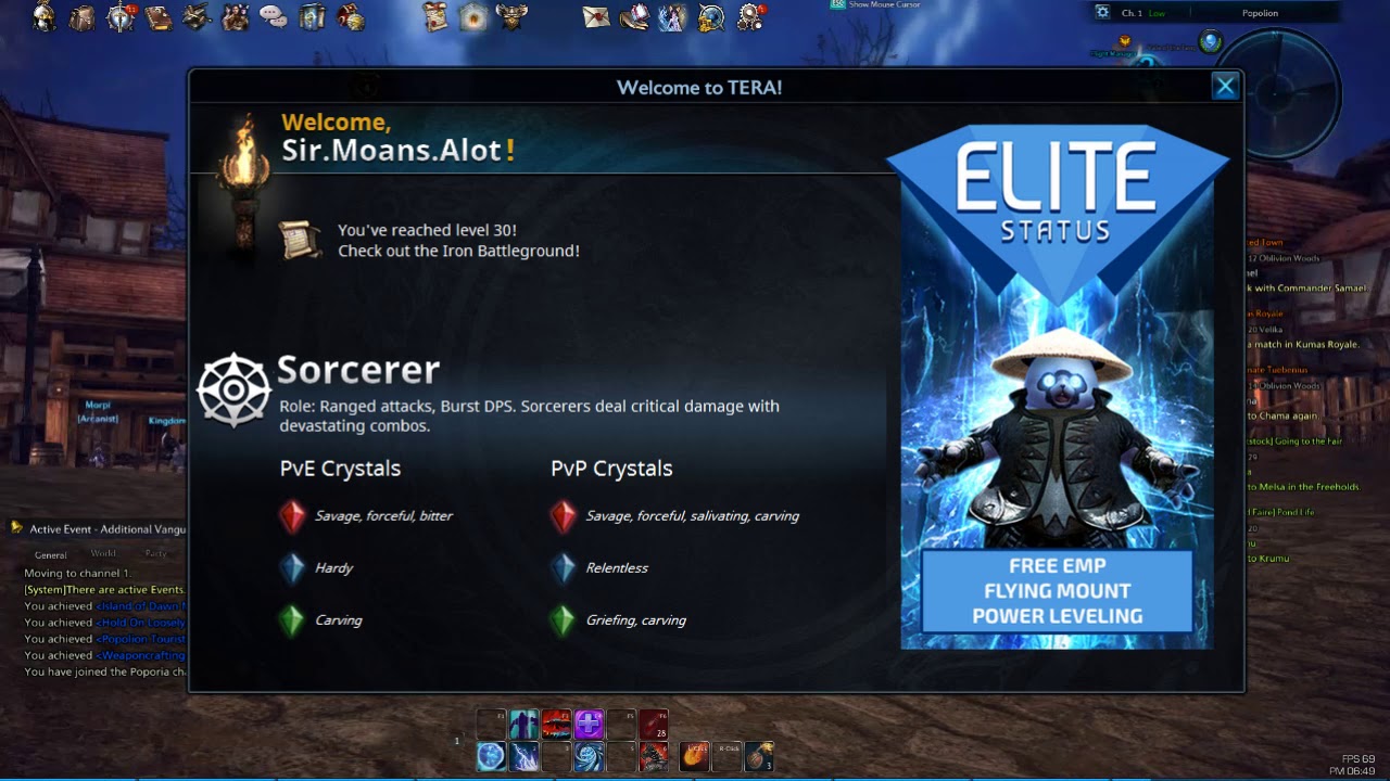 TERA: How long until I'm forced to rename my panda, again? - YouTube