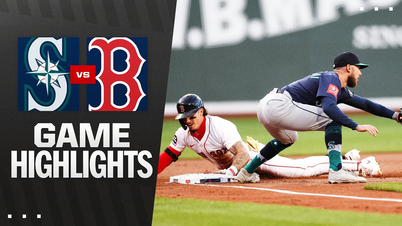 Mariners vs. Red Sox Game Highlights (4/22/25) | MLB Highlights - YouTube