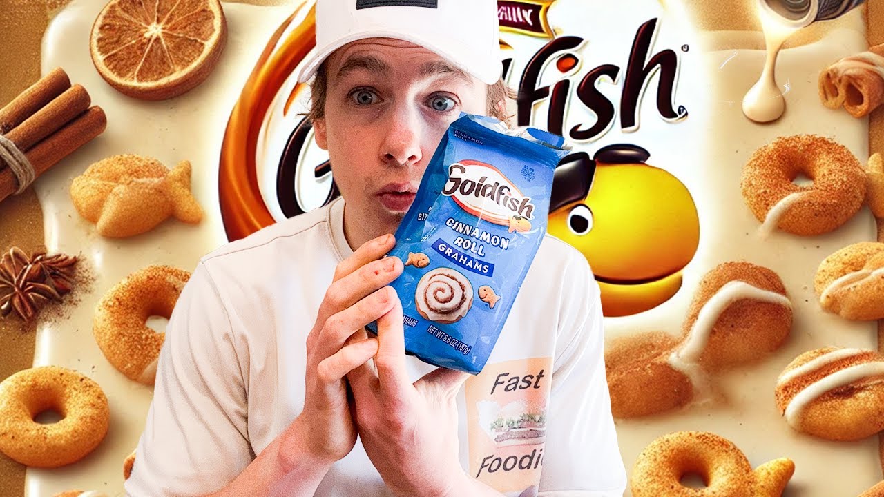 🌀🔥 NEW Cinnamon Roll Goldfish! The Sweet & Crunchy Snack You NEED to ...