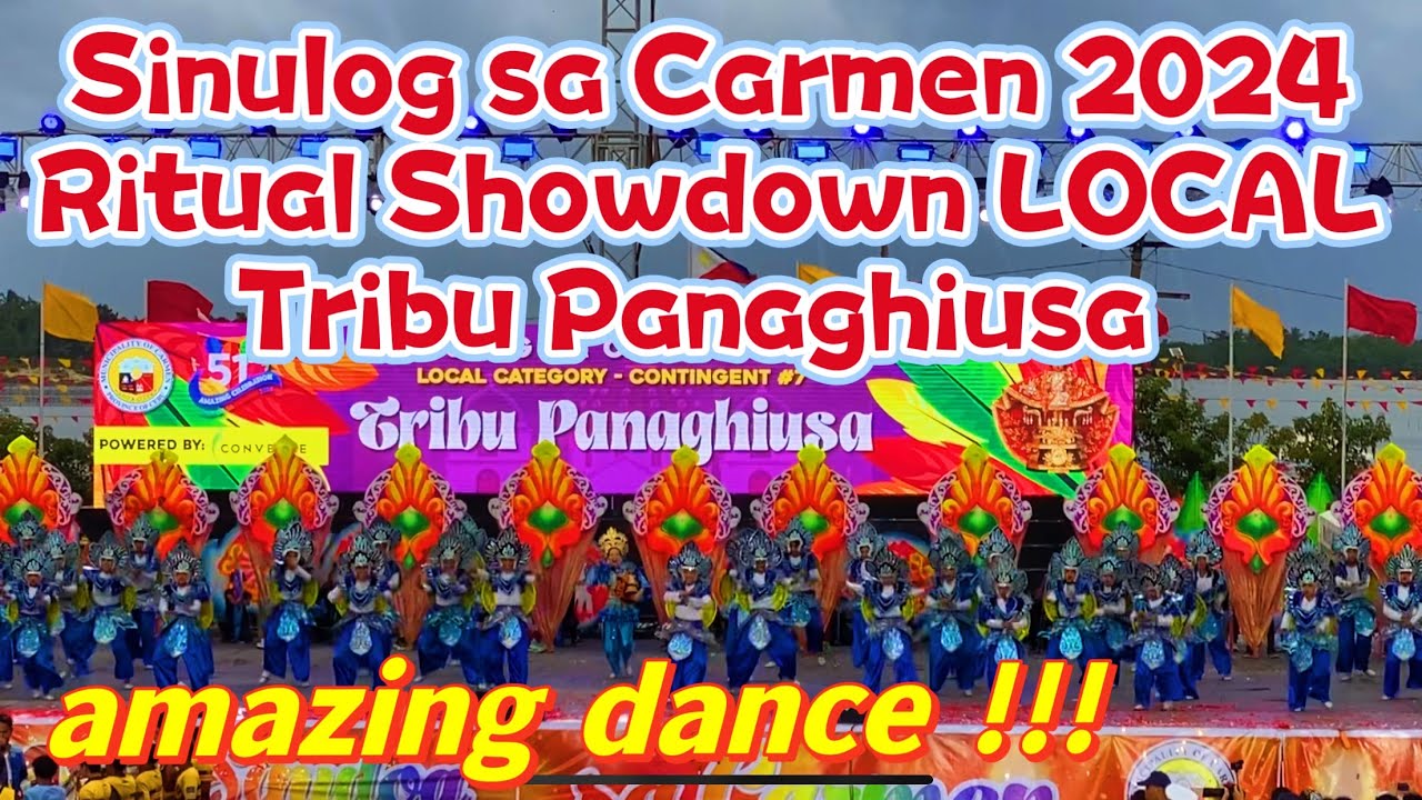 TRIBU PANAGHIUSA Sinulog sa Carmen 2024 Ritual Showdown Local Category ...