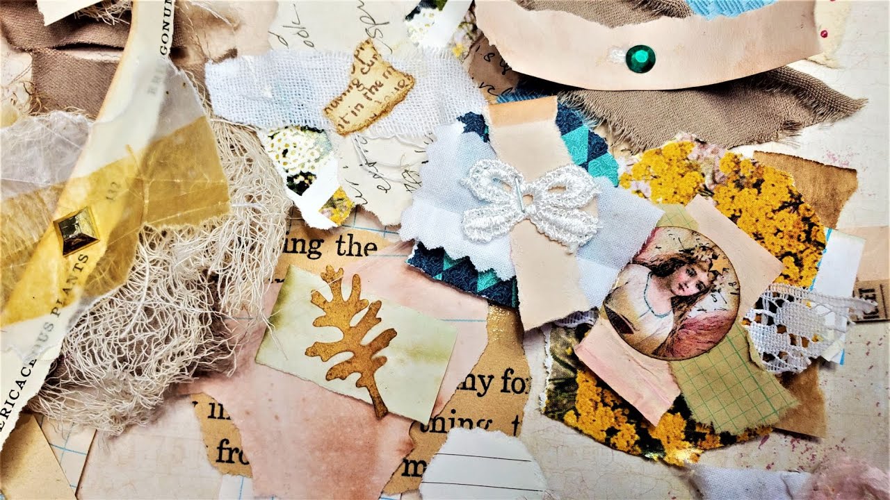 Junk Journal Using Up Book Pages Ep 68 Scrap-Busters for Junk Journals ...