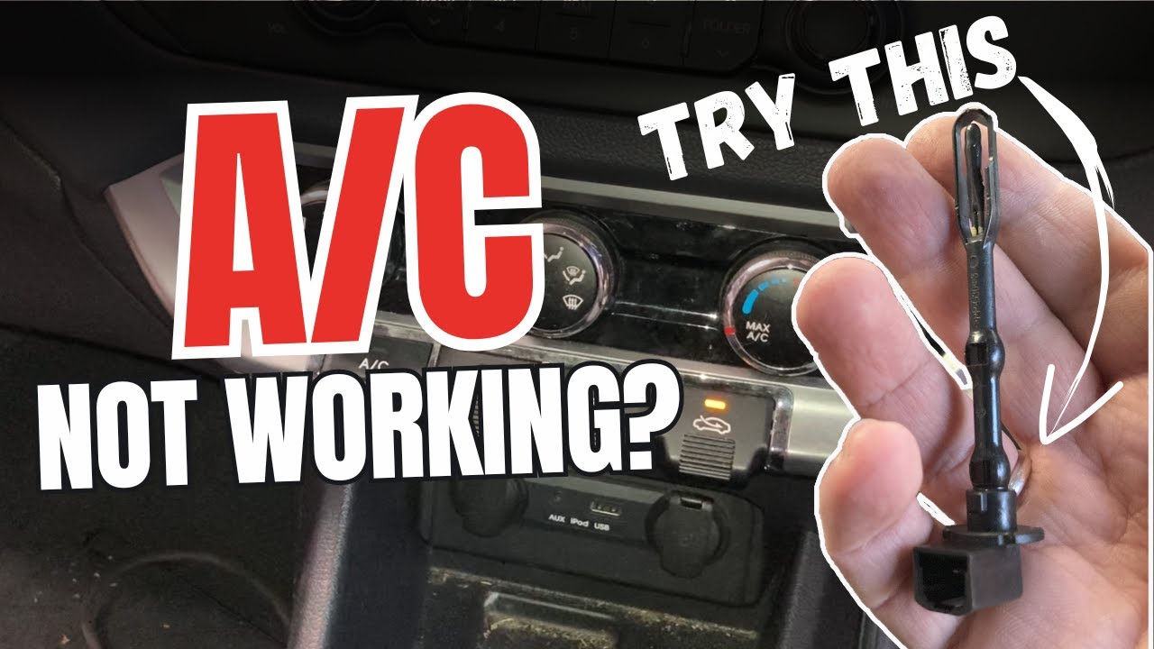 A/C Not Working? Evaporator Temperature Sensor Test & Replacement - YouTube