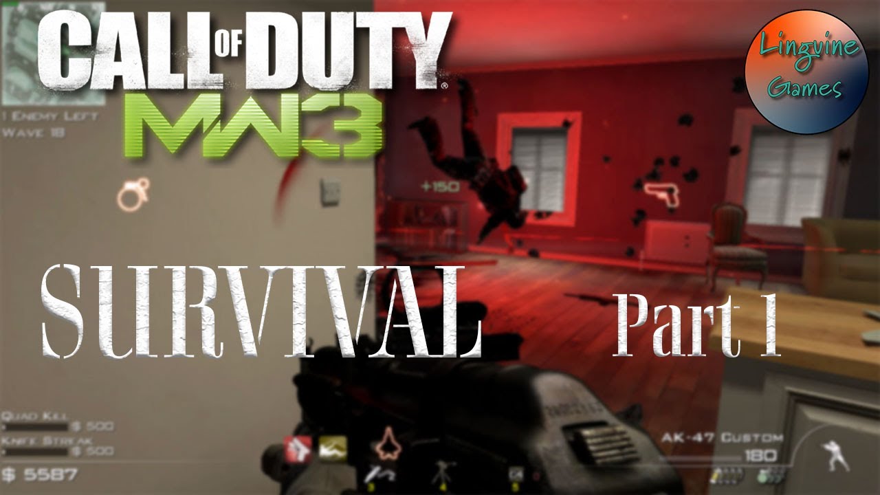 Call of Duty MW3 Solo Survival | Part 1 - YouTube