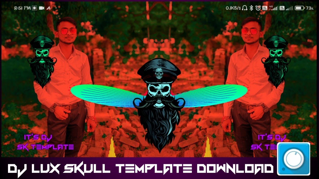 Dj lux skull new template 2022 !! Avee player skulltemplate !! Dj avee ...