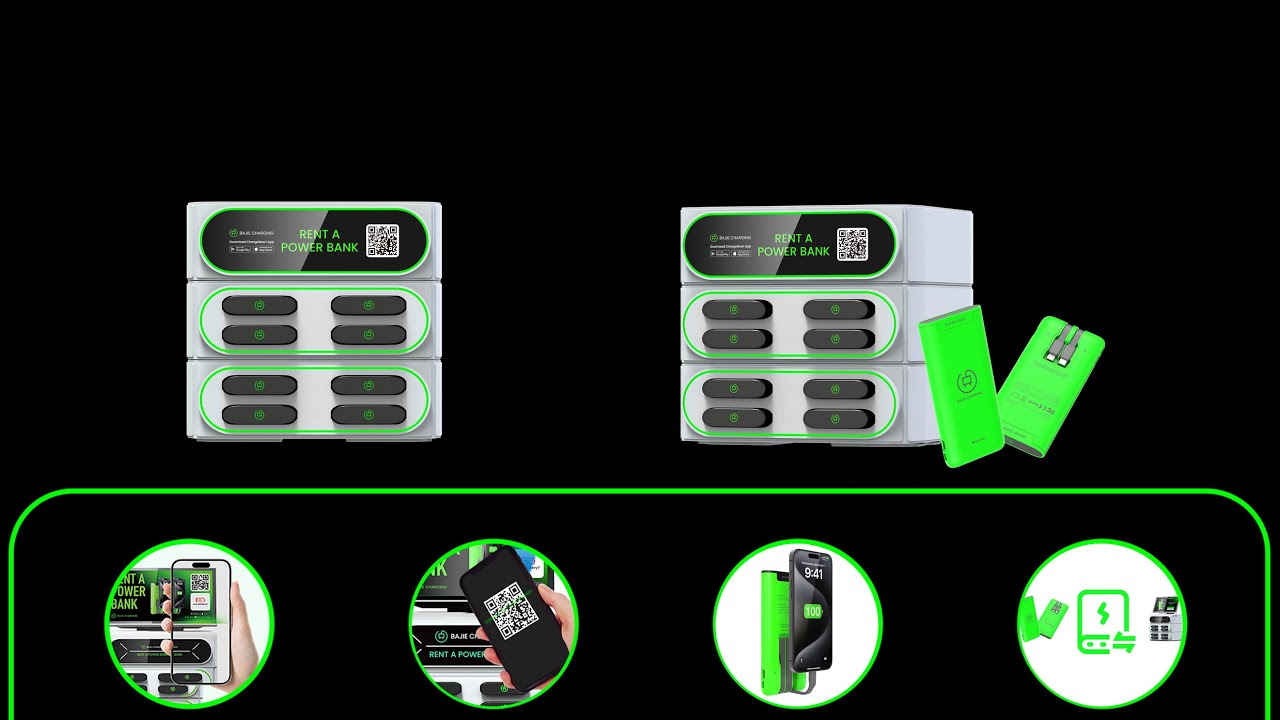 Reverse charging power bank sharing - YouTube