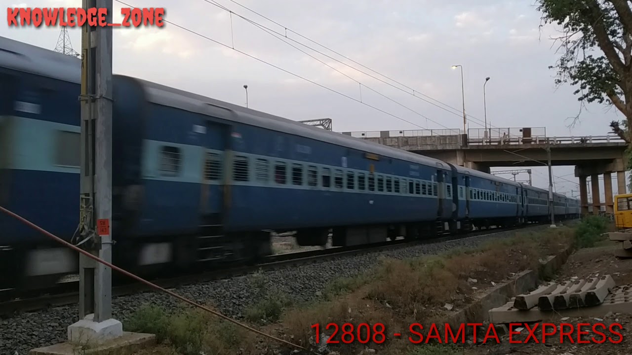 12808 Samta Express With Full Speed YouTube