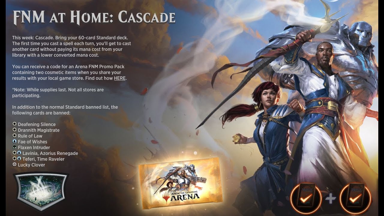 Magic the gathering: Friday Night Magic @ home: Cascade (gruul aggro ...