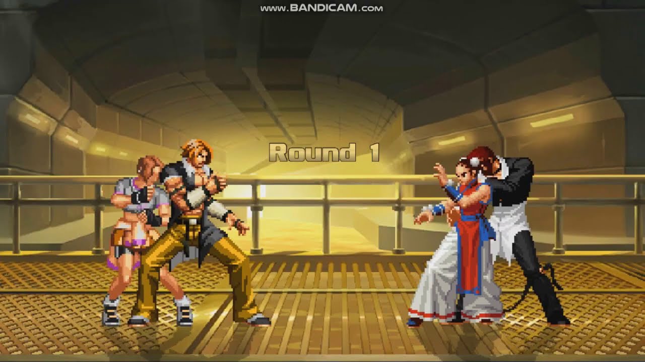 (MUGEN) Reiji/Moe vs Xiangfei/Iori - YouTube