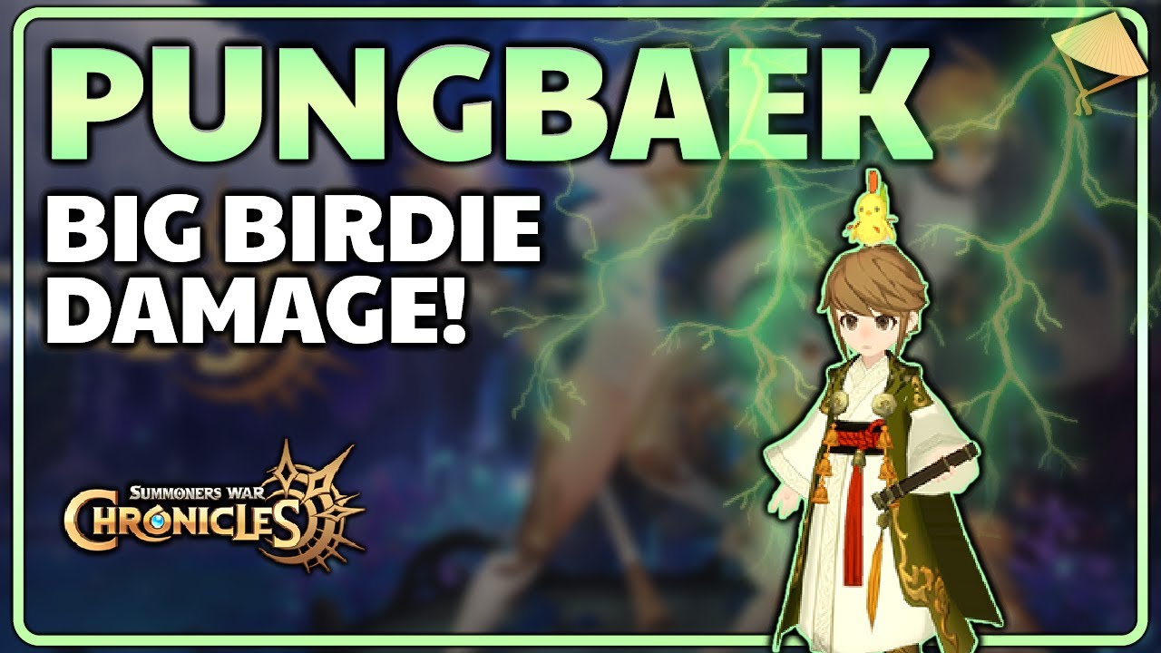PUNGBAEK (Wind Pioneer) TESTING - Summoners War Chronicles - YouTube