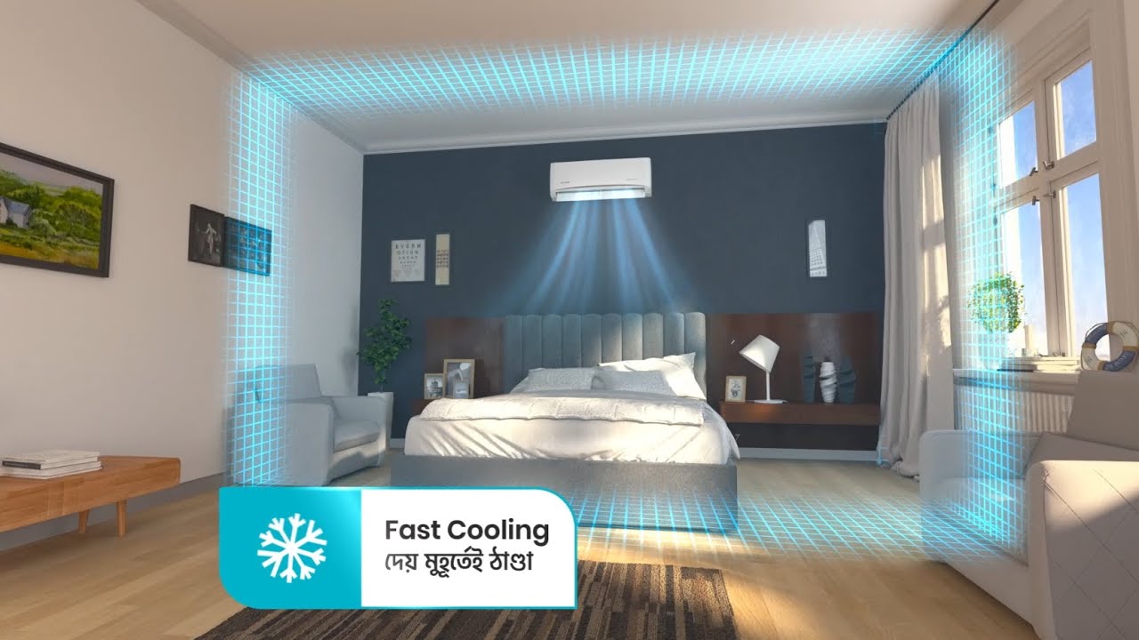 Inverter AC 3D Animated Ad - YouTube