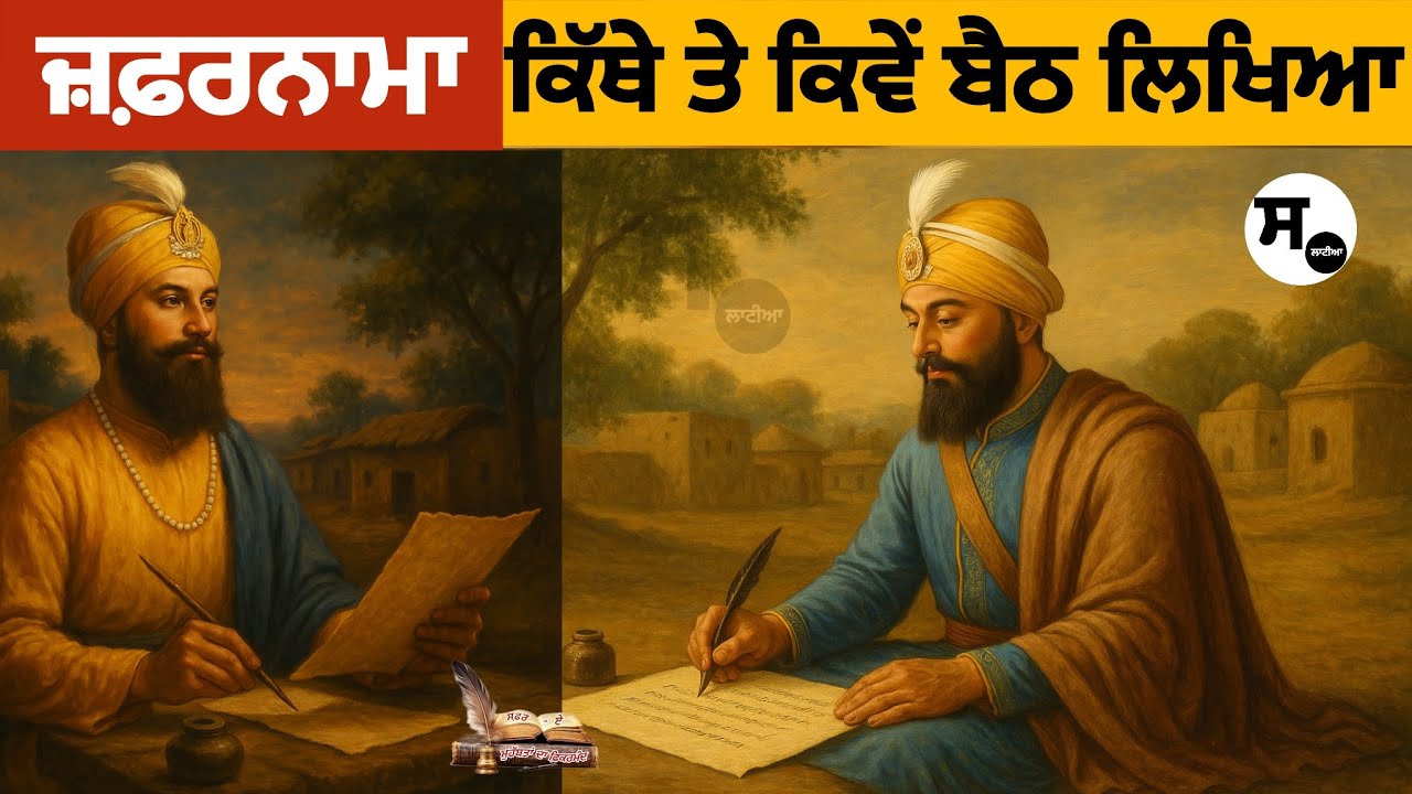 ਜ਼ਫ਼ਰਨਾਮਾ ਕਿੱਥੇ ਤੇ ਕਿਵੇਂ ਬੈਠ ਲਿਖਿਆ || ZAFARNAMA || DINA || MOGA || SUKH ...
