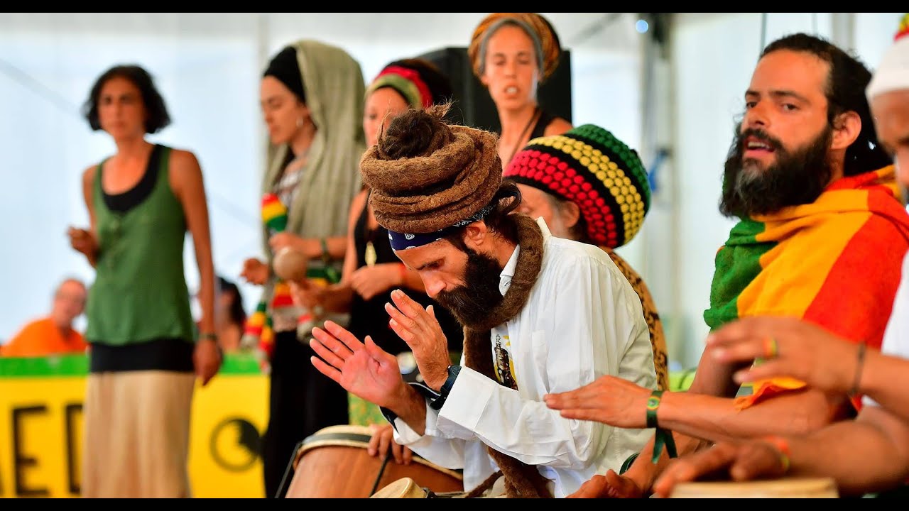 House Of Rastafari 2022, Rototom Sunsplash. Official Nyahbinghi opening ...