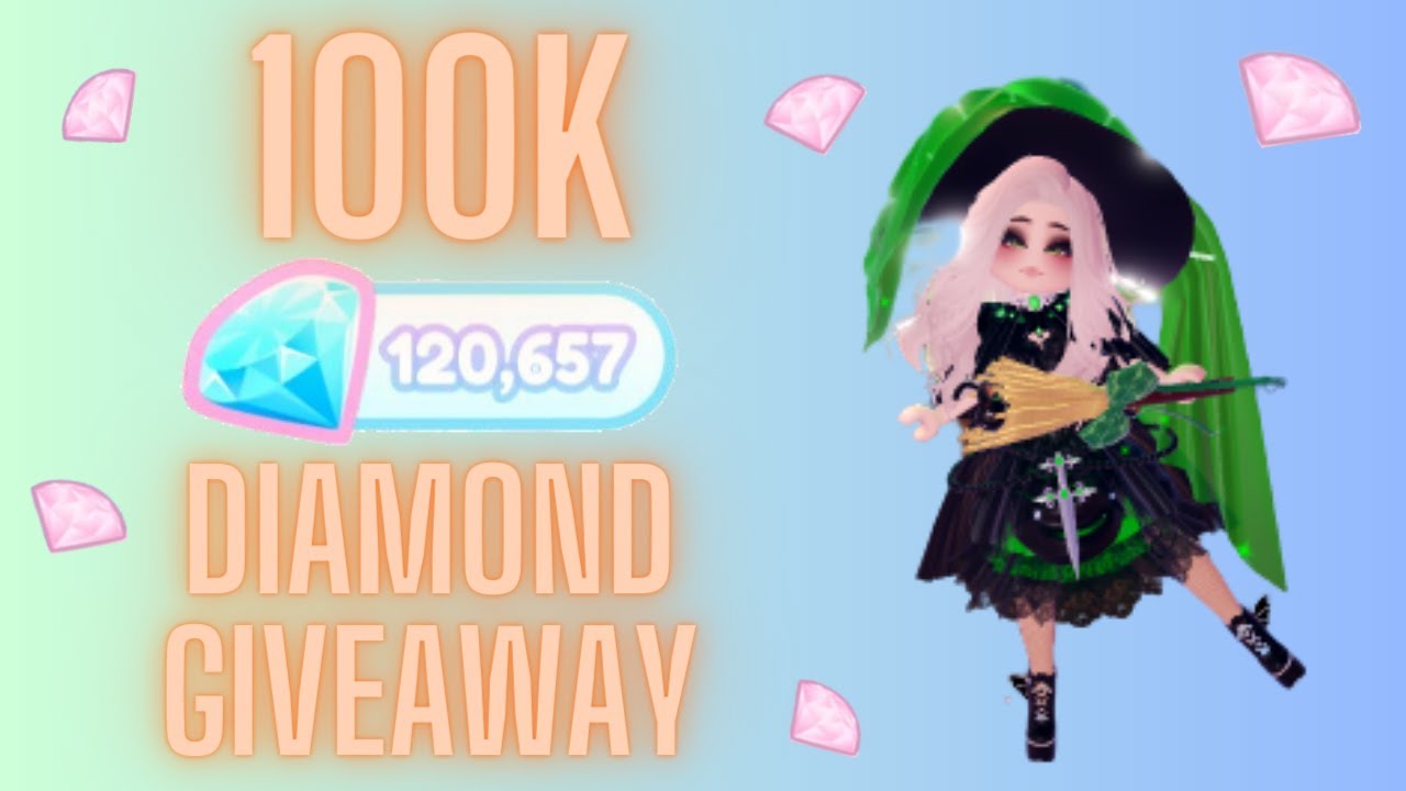 (CLOSED) 💎 100K DIAMOND GIVEAWAY! 💎 || Royale High - YouTube
