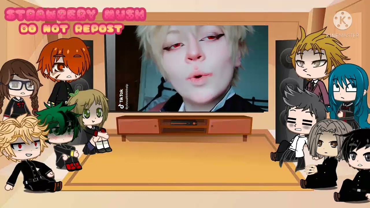 MHA past Aldera junior high reacts to future villain deku [] part 1 ...