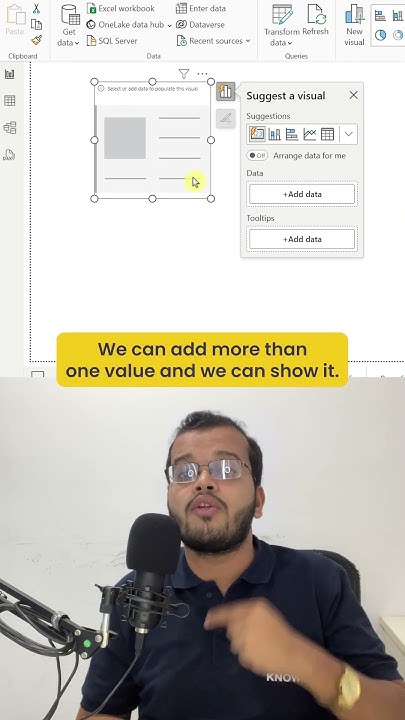 New Card Visual Power BI Tutorial - YouTube