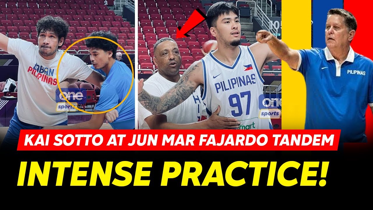 INTENSE UPDATE! GILAS 2ND DAY PRACTICE! KAI SOTTO AT JUN MAR FAJARDO ...