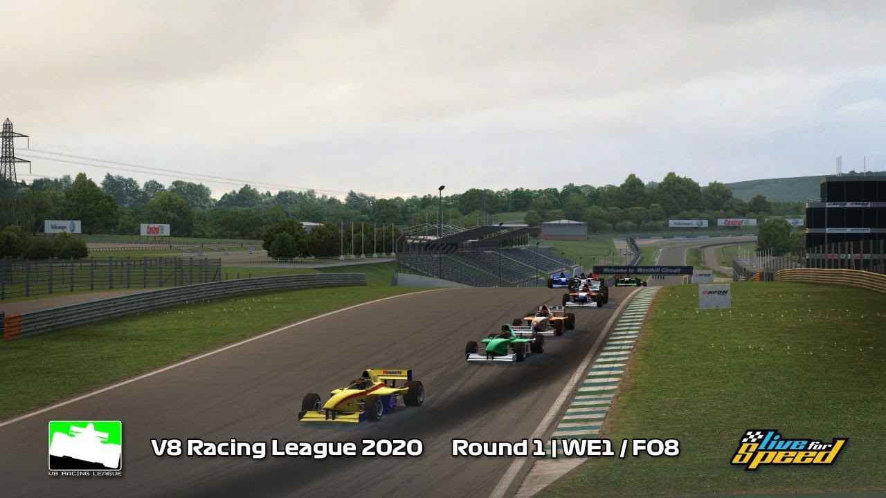 V8 Racing League 2020 - Round 1 (WE1) | Live for Speed [LIVE onboard ...