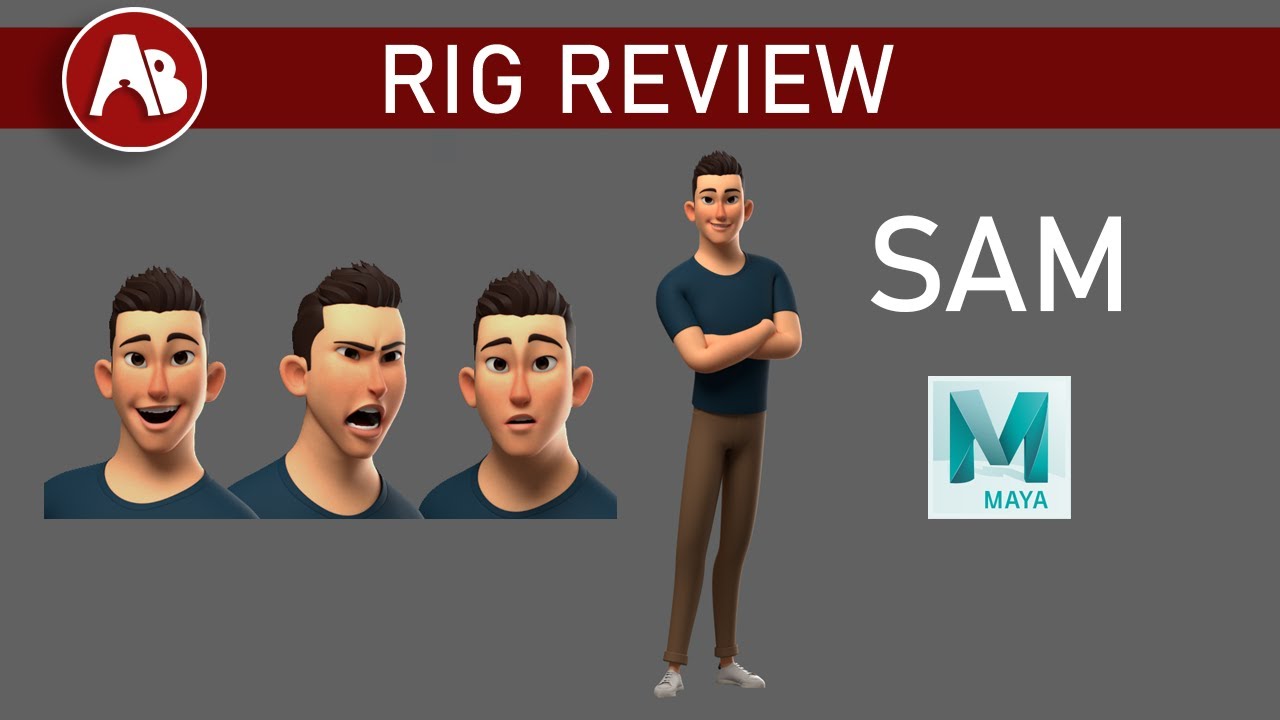 Sam - Maya Animation Rig - Review - YouTube