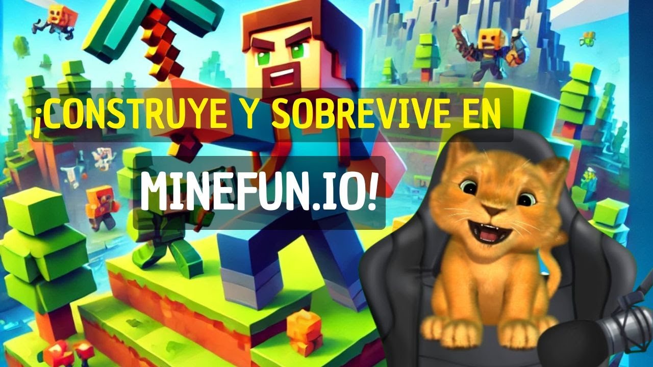 "¡Supervivencia épica en Minefun.io! Aventura en bloques desde Poki ...