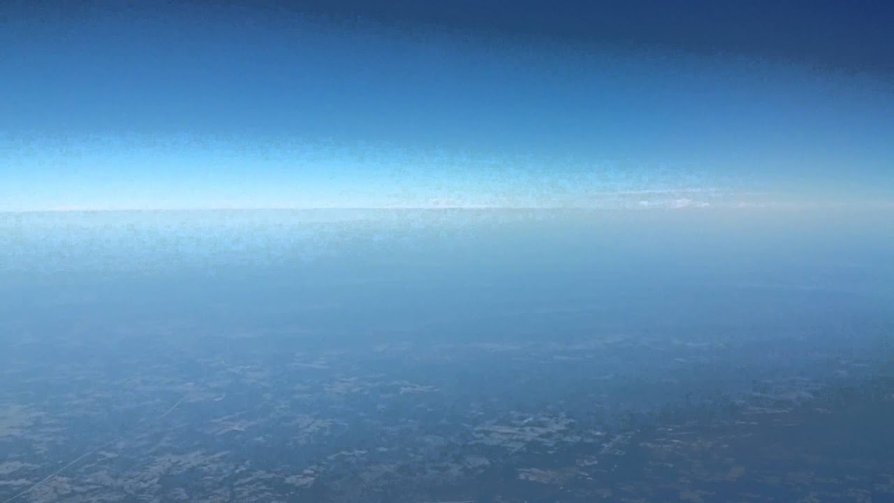 Flying at 25,000 feet (earth is flat) - YouTube