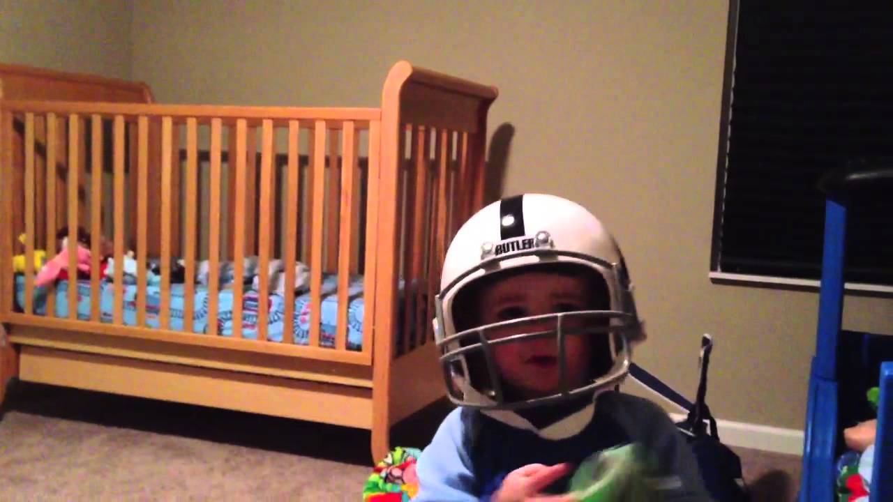 Baby Bro Excited to Watch Gordon Hayward - YouTube